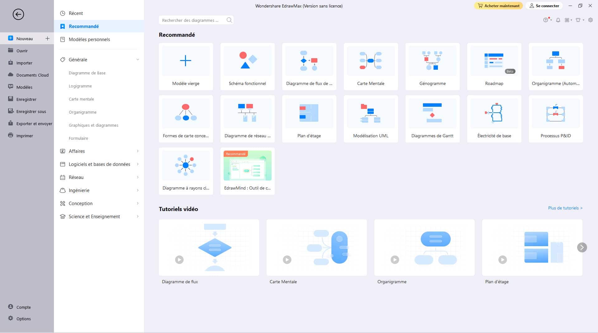Réaliser facilement des diagrammes de tous genres avec Wondershare EdrawMax Réaliser facilement des diagrammes de tous genres avec Wondershare EdrawMax